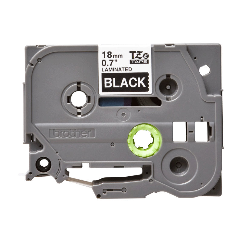 Brother TZ345 White On Black Laminated 18mm Tape - TZe-345 ...