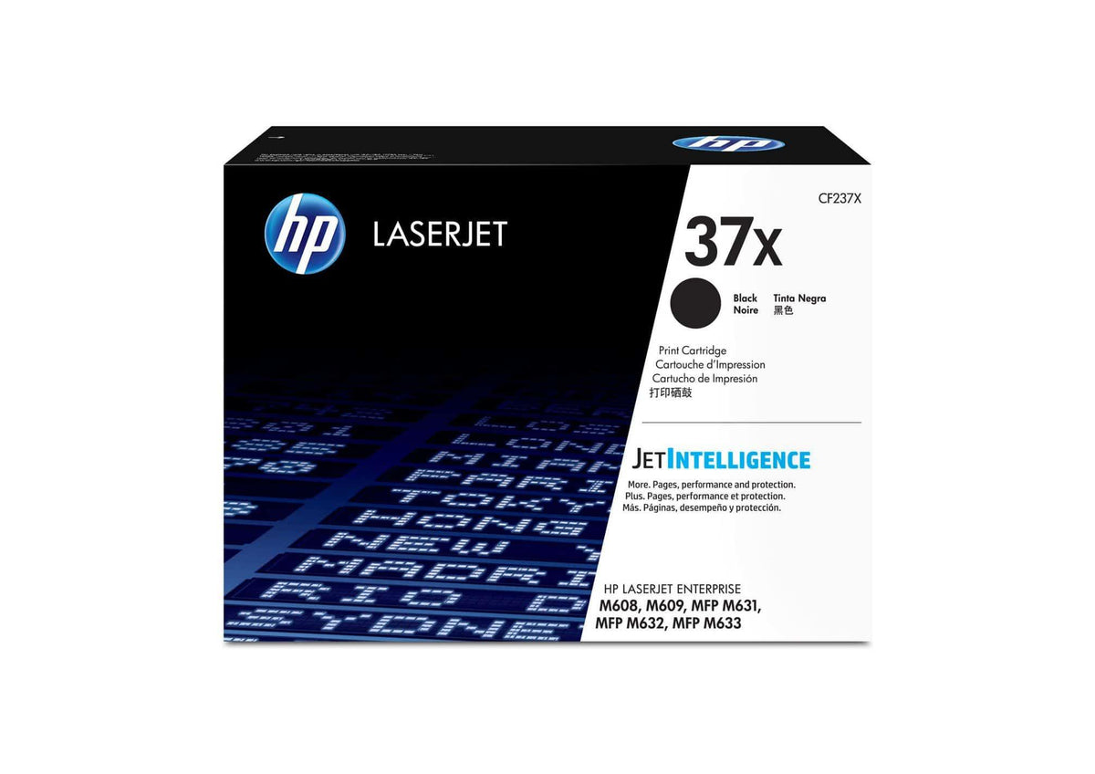 HP 37X toner black - Genuine HP CF237X Original Toner cartridge ...